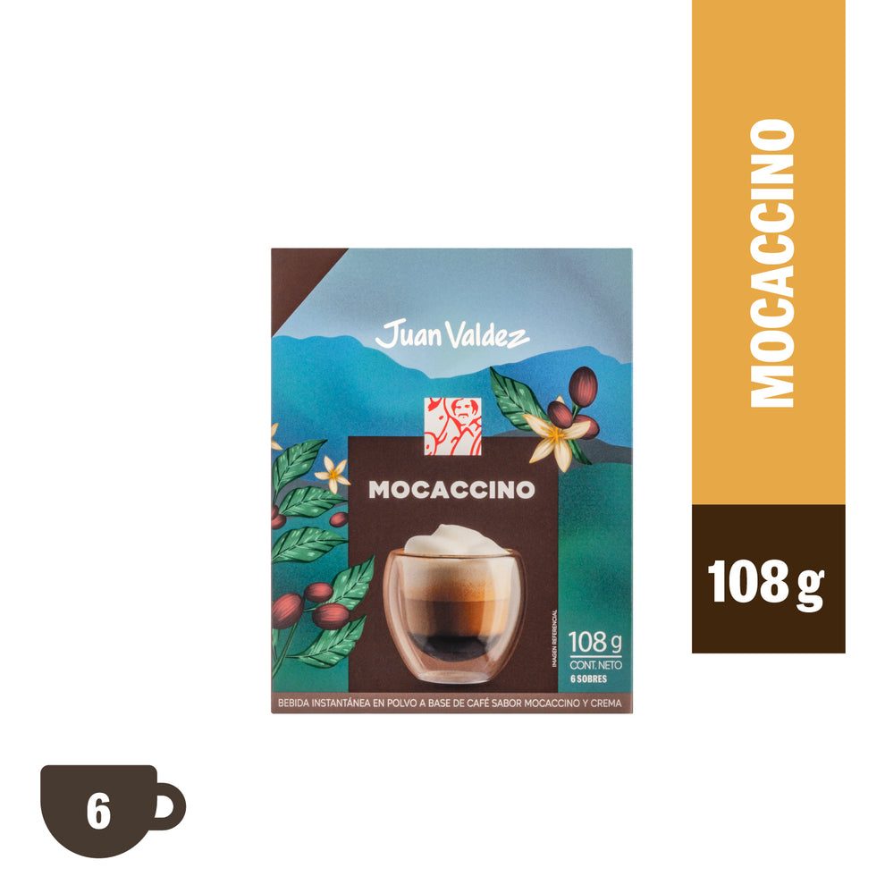 Caja Café Mix Mocaccino Tradicional Display x6 (8un) – Juan Valdez Café B2B